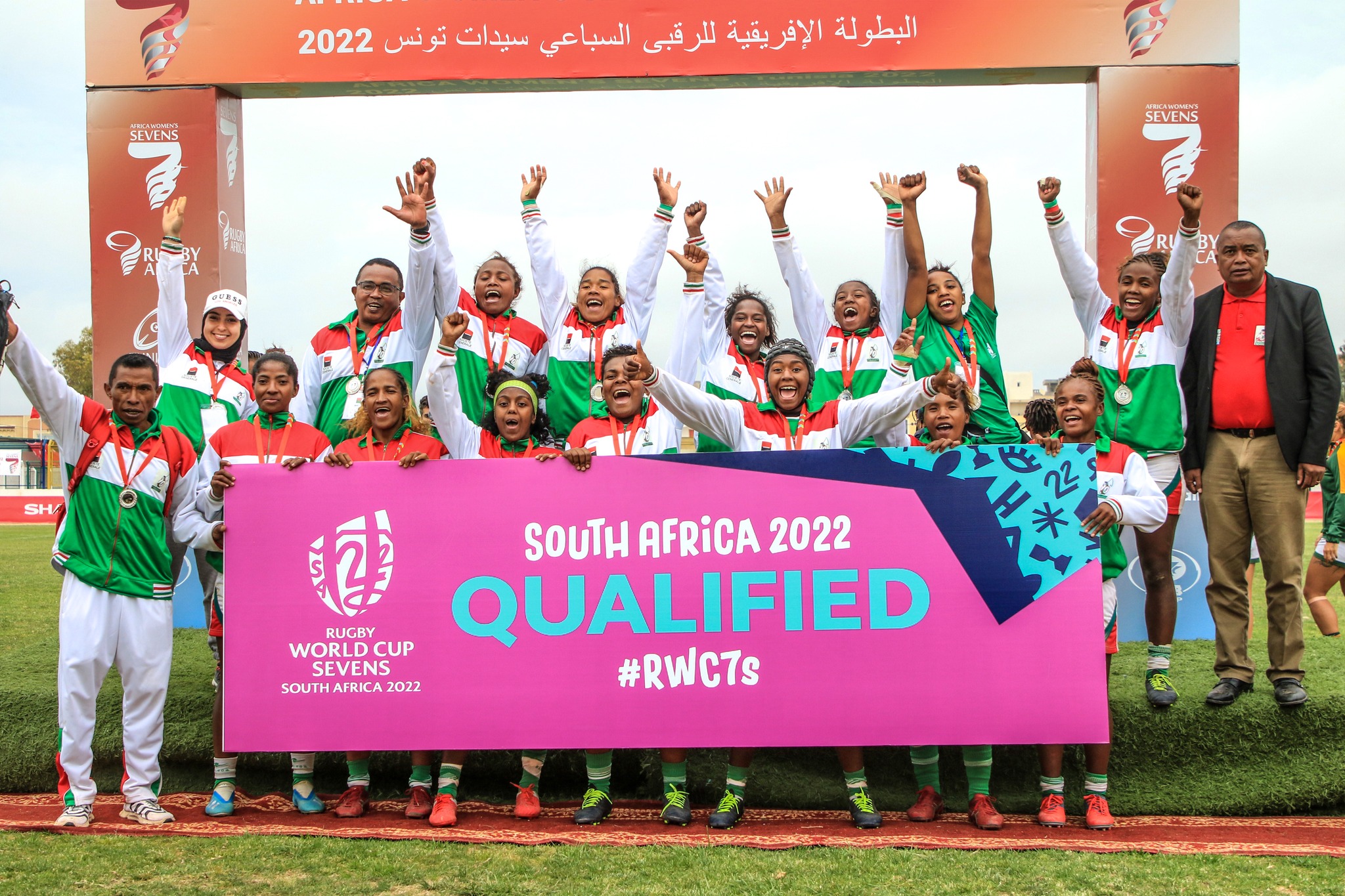 PHOTOS. Madagascar se qualifie à la coupe du monde de rugby à 7 féminin ...