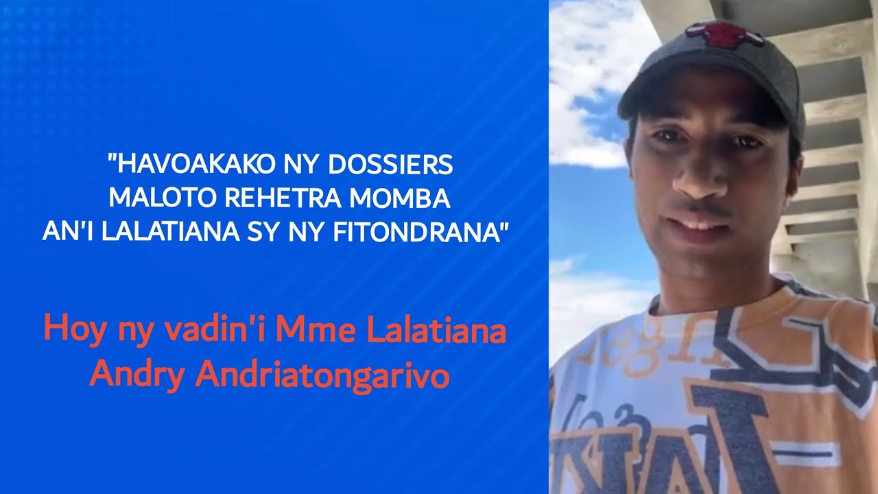 VIDEO. L’ex-mari de Lalatiana Rakotondrazafy règle ses comptes ...